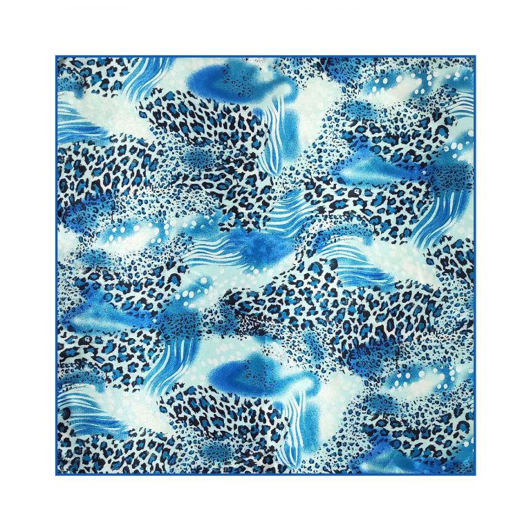 Μαντήλι Σατέν Γυναικείο τετράγωνο σε animal print